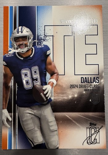 2024 Topps Signature Class - Blue & Orange #99 Brevyn Spann-Ford (RC ...