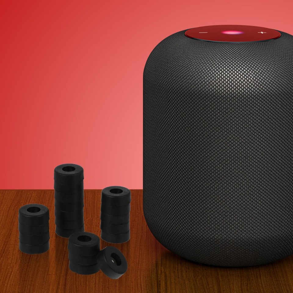 20 Pcs Machine Foot Rubber Anti Vibration Pad Isolator Speaker Stand ...