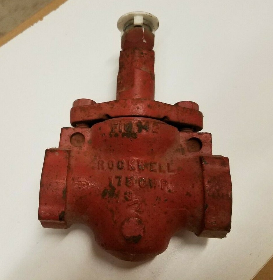 Rockwell 3/4" Plug Valve 175 CWP Figure 142 | eBay