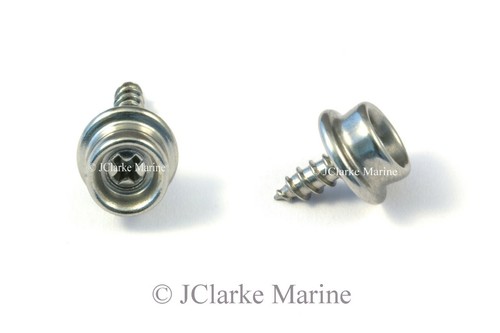 YKK Snad snap fastener self adhesive 40mm & 25mm domed base stud canvas ...