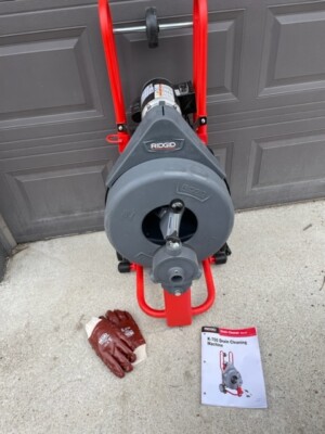 RIDGID K-750 Drain Cleaning Machine Corde K-750 auto feed 5/8 | eBay