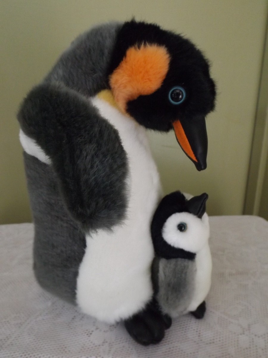 Stuffed Emperor Penguin Aurora World Emperor Penguin Miyoni Plush Toy