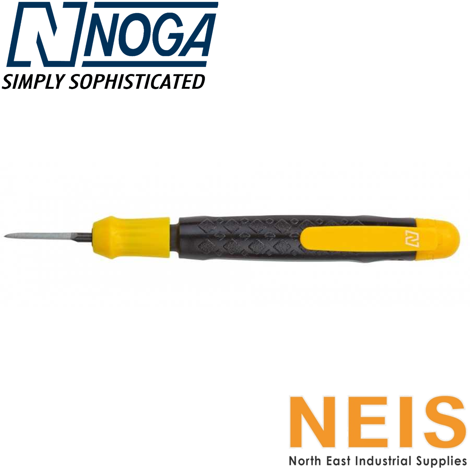 NOGA EZ Yellow Tool EB4000 w/D50 Mini Scraper - Replaceable, Storage ...