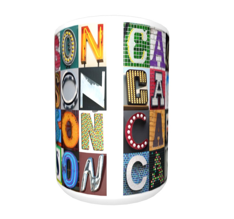 CARSON Coffee Mug / Cup featuring the name in photos of actual sign ...