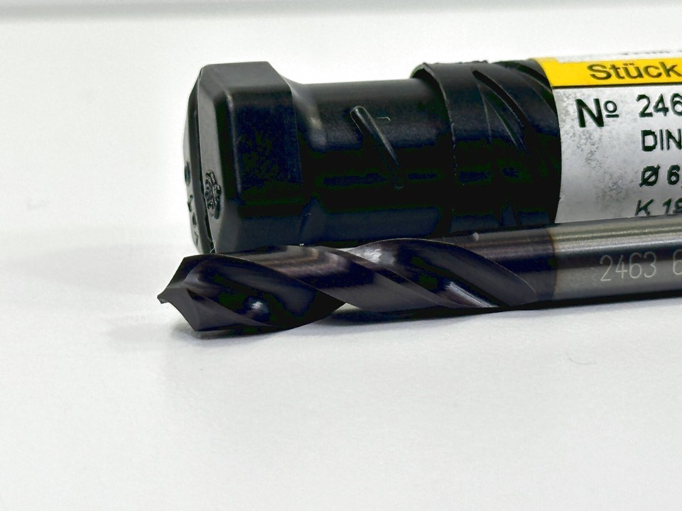 Guhring DIN 6539 R-N 6.0 DIA K19548925 2463-6,000 Solid Carbide Drill ...