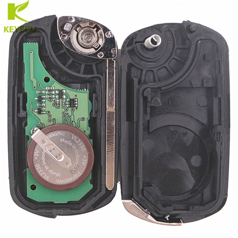Uncut Folding Remote key Fob 315MHz ID46 Chip for Land Rover Discovery ...