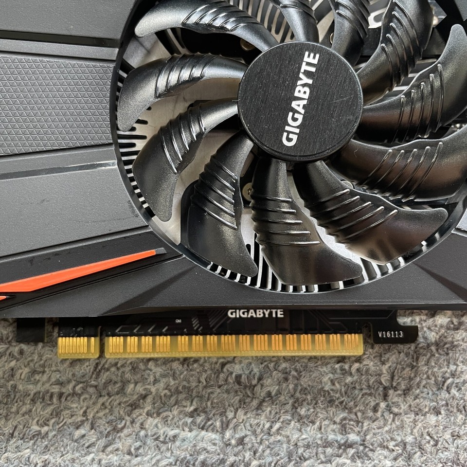 GIGABYTE GeForce GTX 1050 Ti 4GB 128-Bit GDDR5 ATX Video Card GV ...