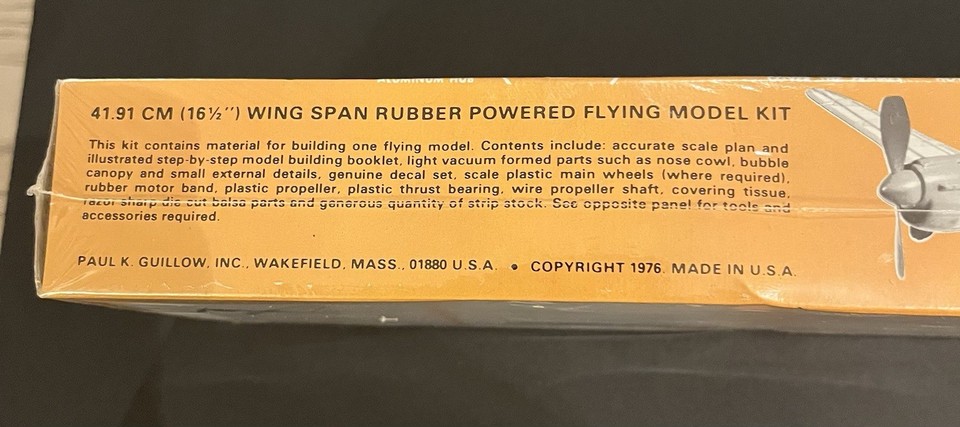 Guillow Curtiss P-40 Warhawk Balsa And Tissue Flying Model Kit 501 | eBay