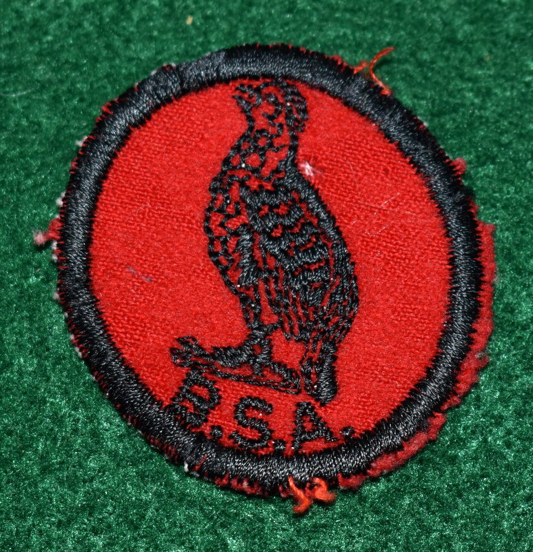 VINTAGE BOY SCOUT PATROL RED & BLACK PATCH - BOBWHITE - FELT | eBay