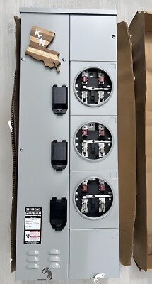Siemens Power Mod 3 Gang Meter Stack WMM31225 1PH IN 1PH OUT NEW 225amp ...