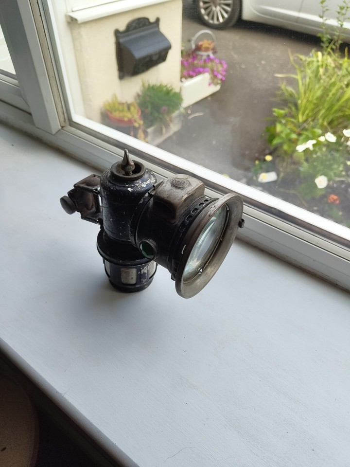 Vintage Lucas Calcia Major Acetylene Bicycle Lamp Chrome | eBay