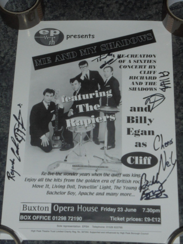 THE RAPIERS -ROCK N ROLL BAND - TOUR POSTER SIGNED (2) - | eBay UK
