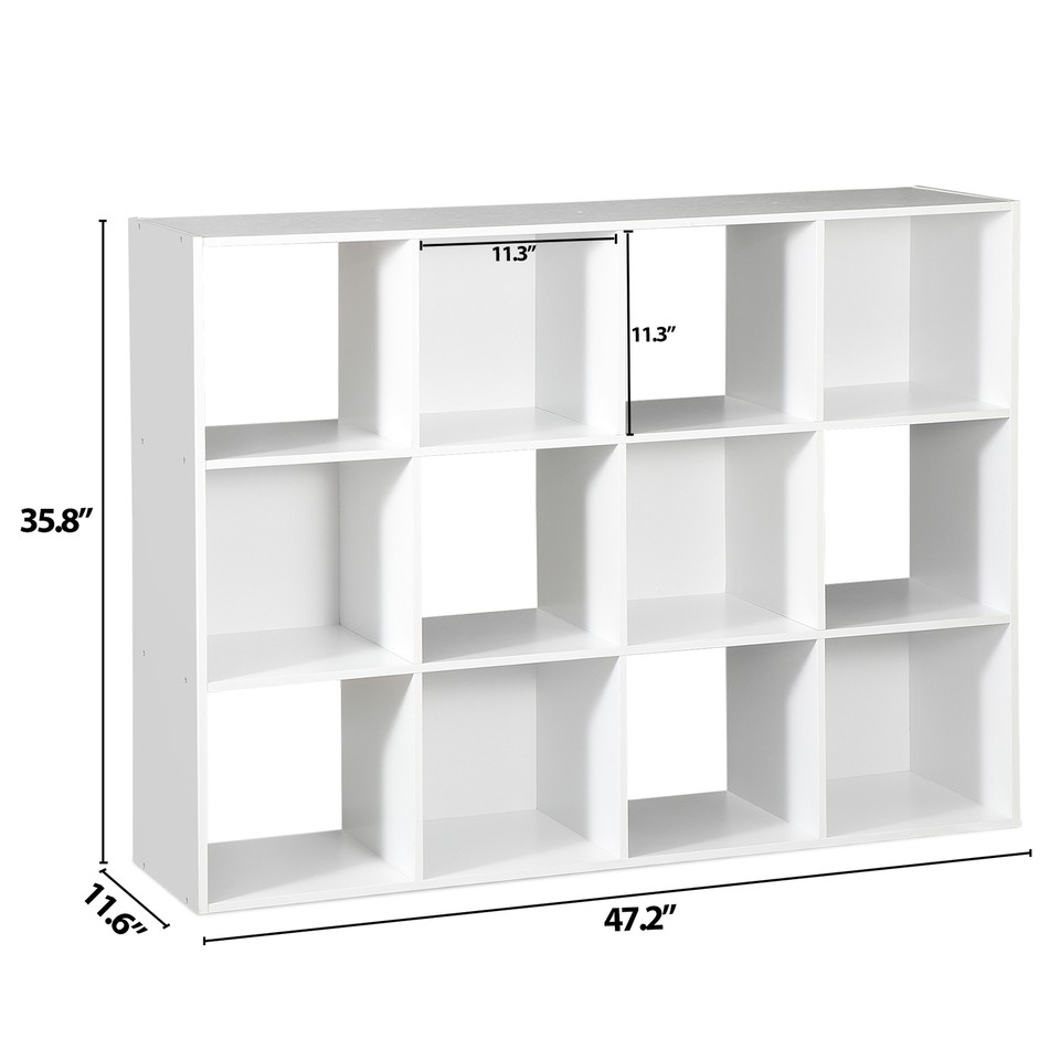 12 Cube Storage Organizer Bookcase Closet Storage for Home office Decor ...