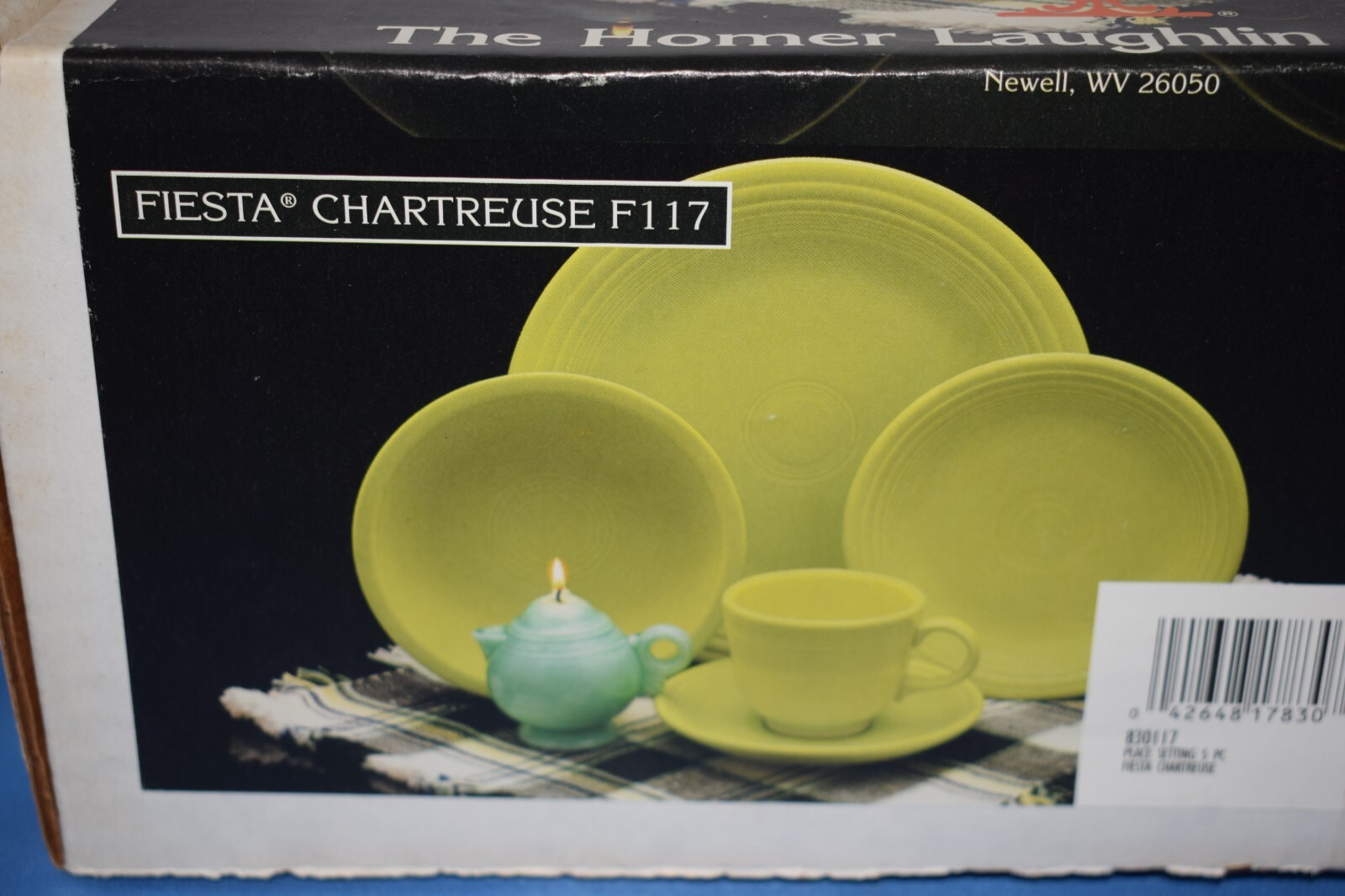 NEW Fiestaware Chartreuse 5 Piece Place Setting Fiesta Retired Dish Set NIB USA | eBay