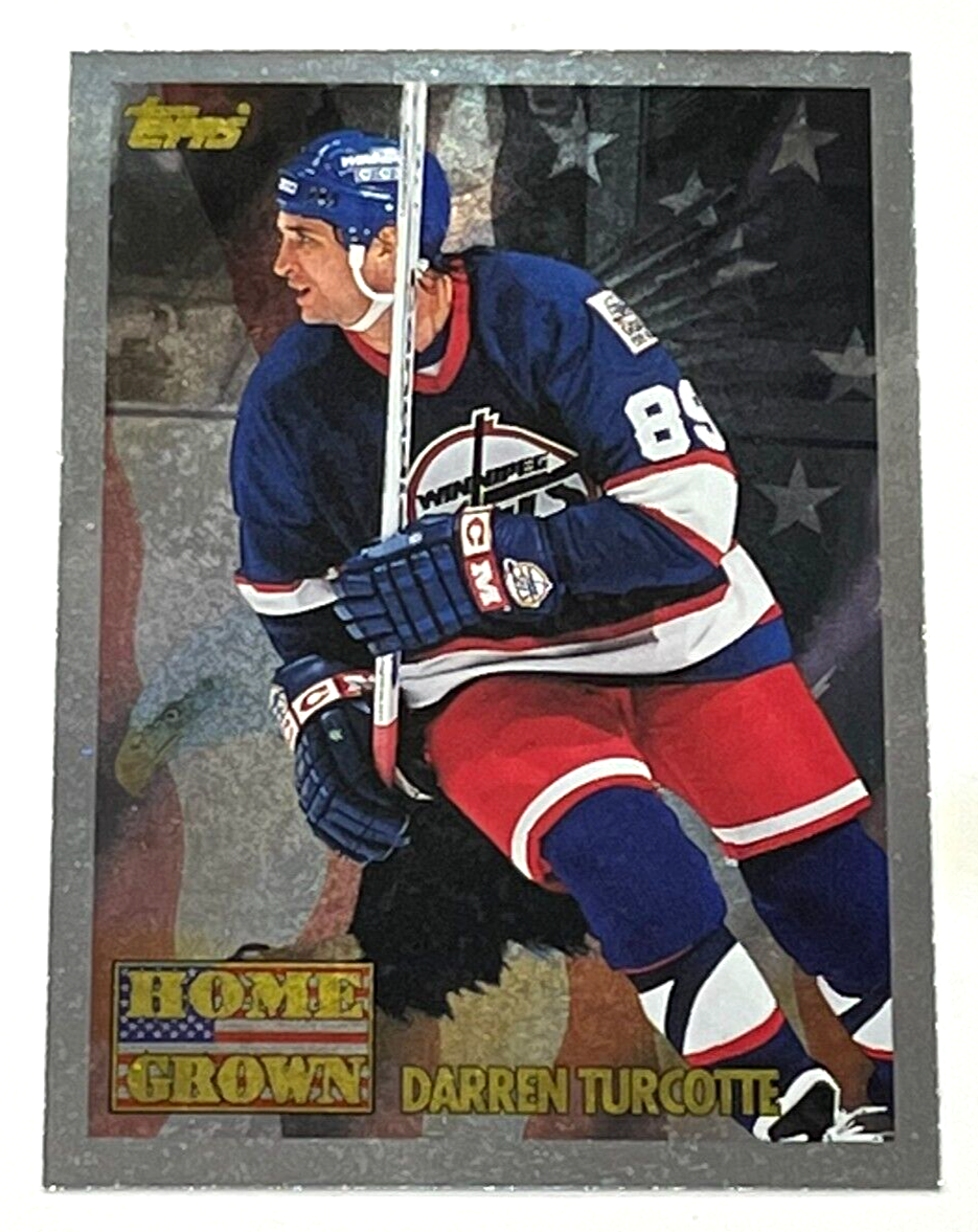 1995-96 TOPPS HOME GROWN USA DARREN TURCOTTE INSERT HOCKEY CARD | eBay