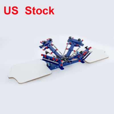 Screen Printing - 4 Color Screen Printing Press