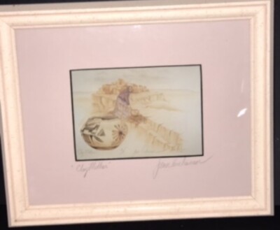 Jean Buchanan Artist certified “Clay Mother” 1987 Framed Wall Art | eBay