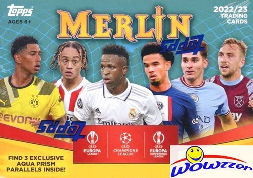 2022/23 Topps MERLIN CHROME UEFA Soccer EXCLUSIVE Factory Sealed ...