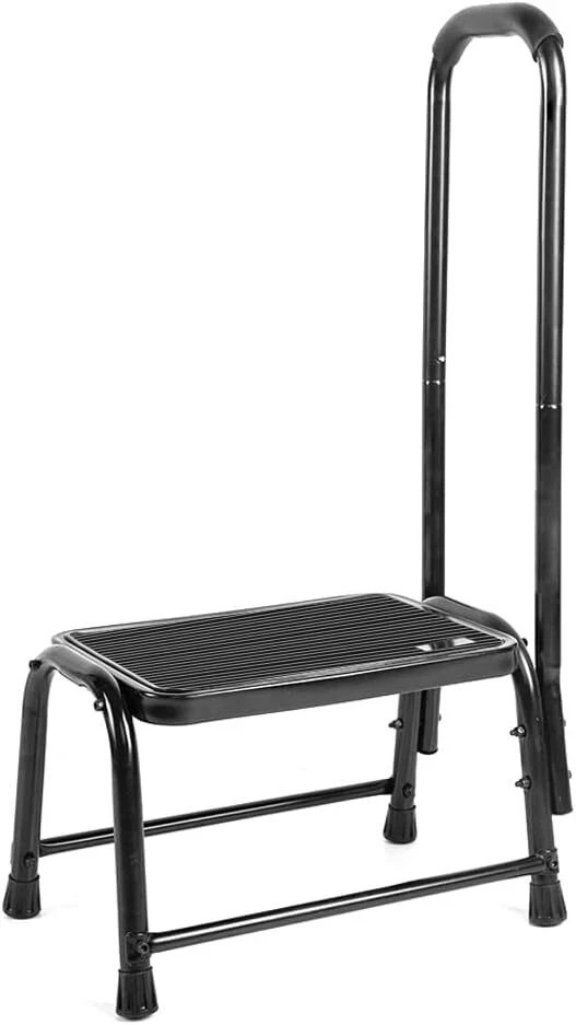 Step Stool With Handle For Adults seniors Heavy Duty Holds 330 Lbs ...