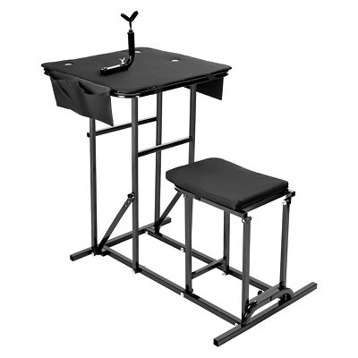 Folding Shooting Bench Seat Adjustable Height Portable Table Hunting ...