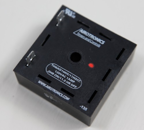Airotronics THKAD10H5/11H5CC Delay Cube Timer Relay 120VAC 0.5 Hr/ON 11.5 Hr/OFF | eBay