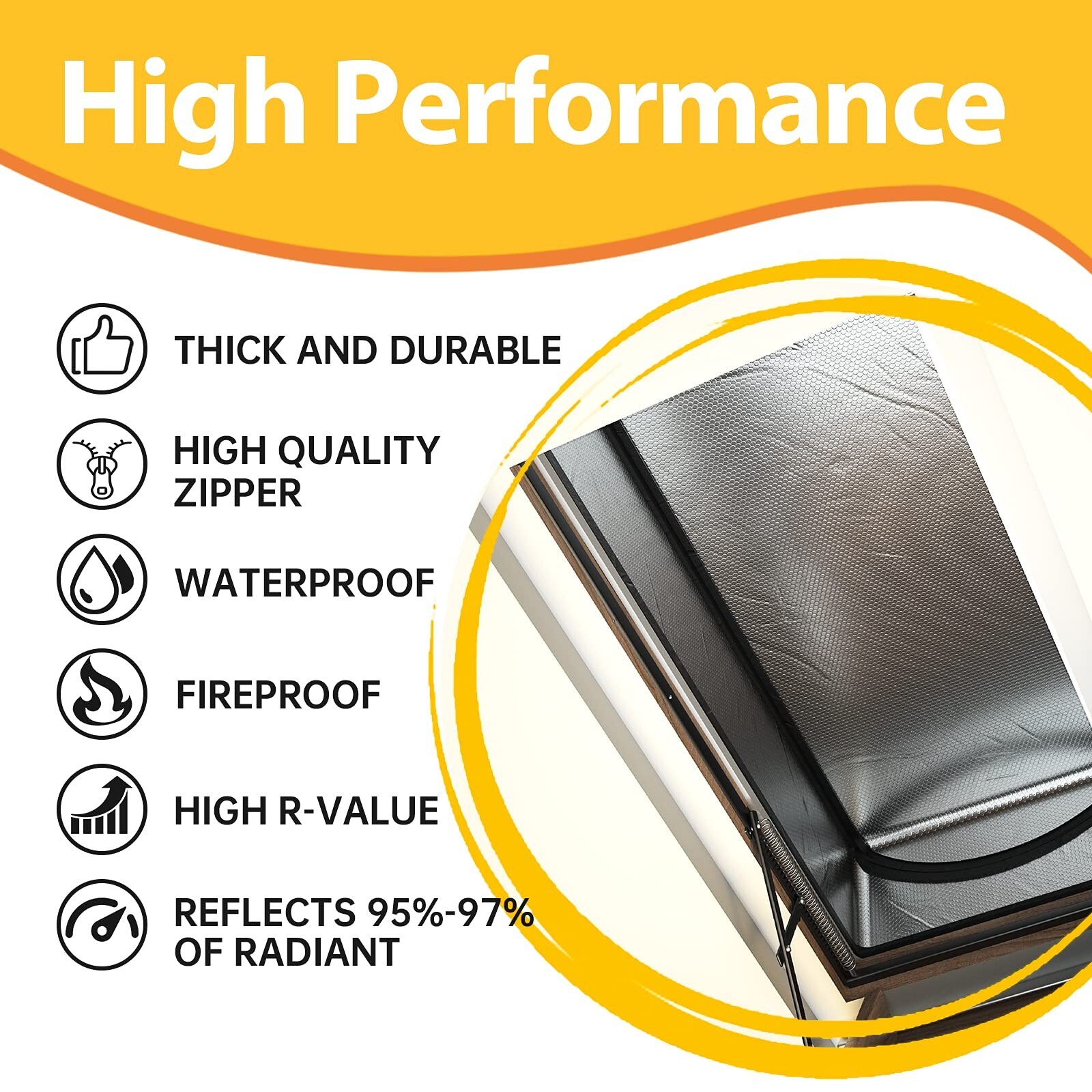 Attic Stairs Insulation Cover 25"x54"x11", Attic Door Insulation Cover ...