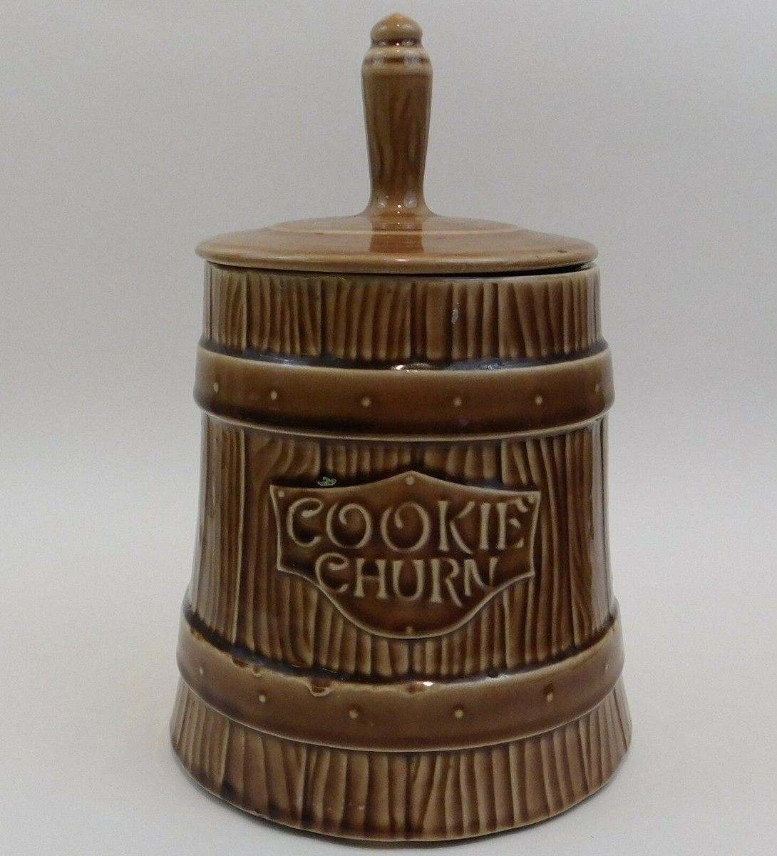 Butter Churn Cookie Jar Ebay