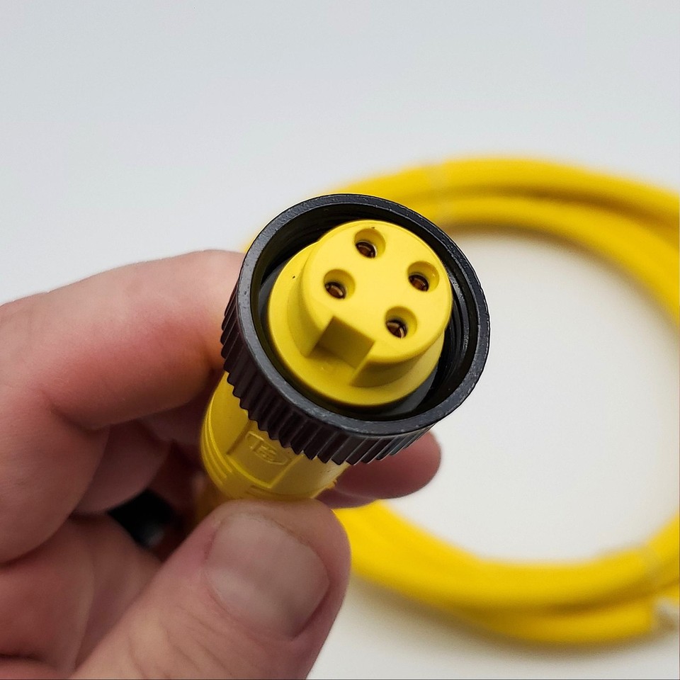 Allen Bradley 889N-F4AFC-12F 4 Pin Mini Cable 4 Pin Female to Bare Wire ...