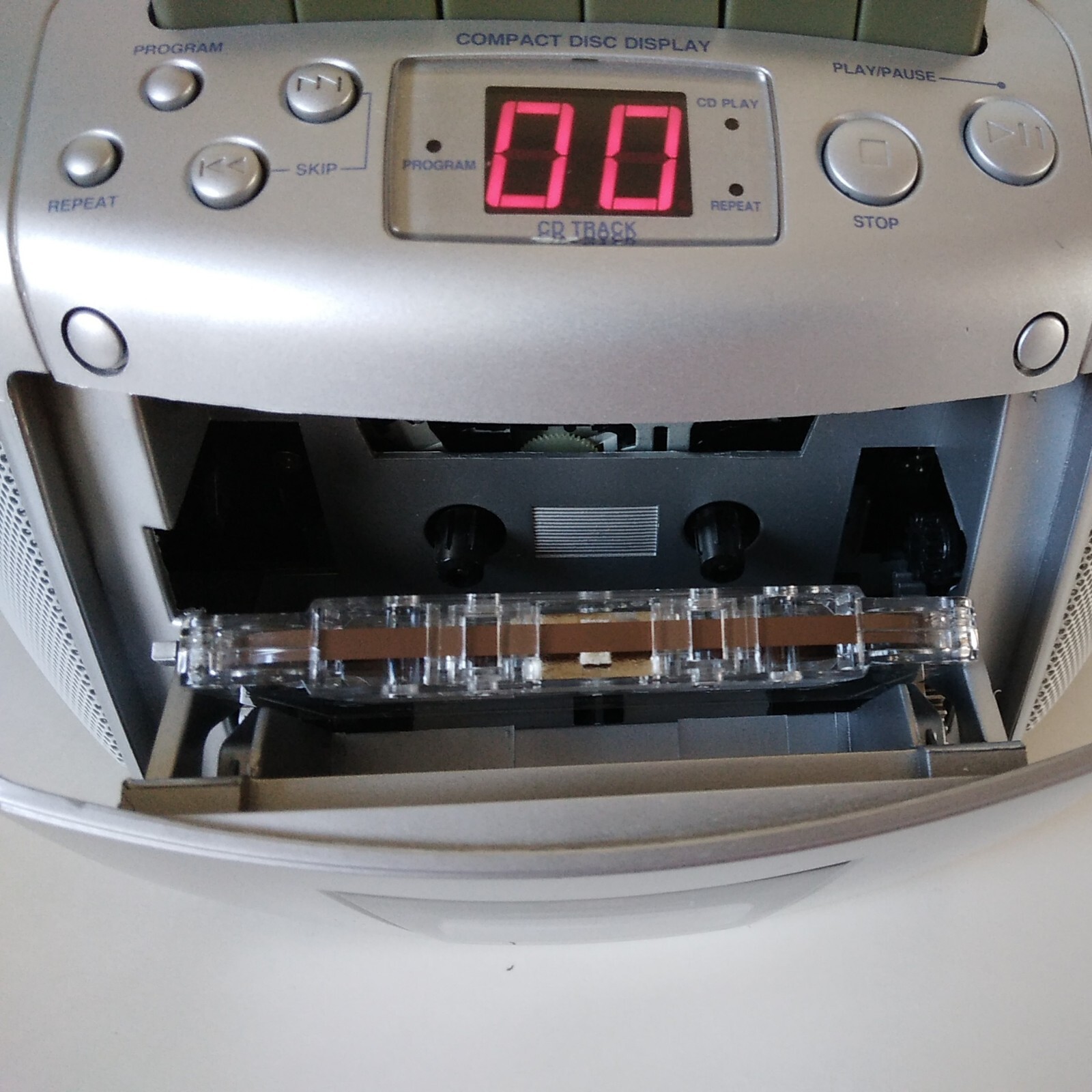 Tozai ATC-60 Boombox CD-Tape Player-Radio W/Cord 2001 Tested Working ...