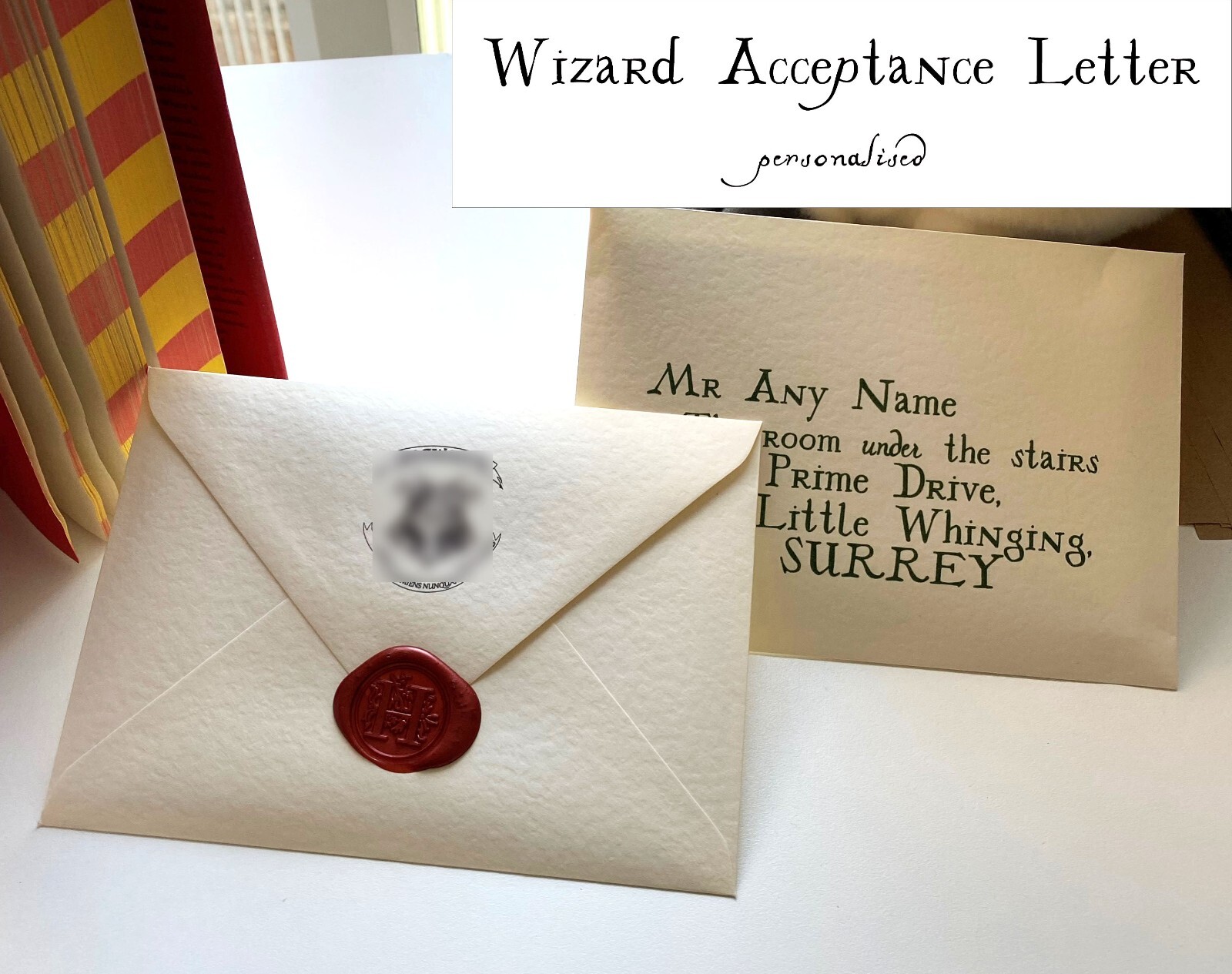 Hogwarts Acceptance Letter Envelope
