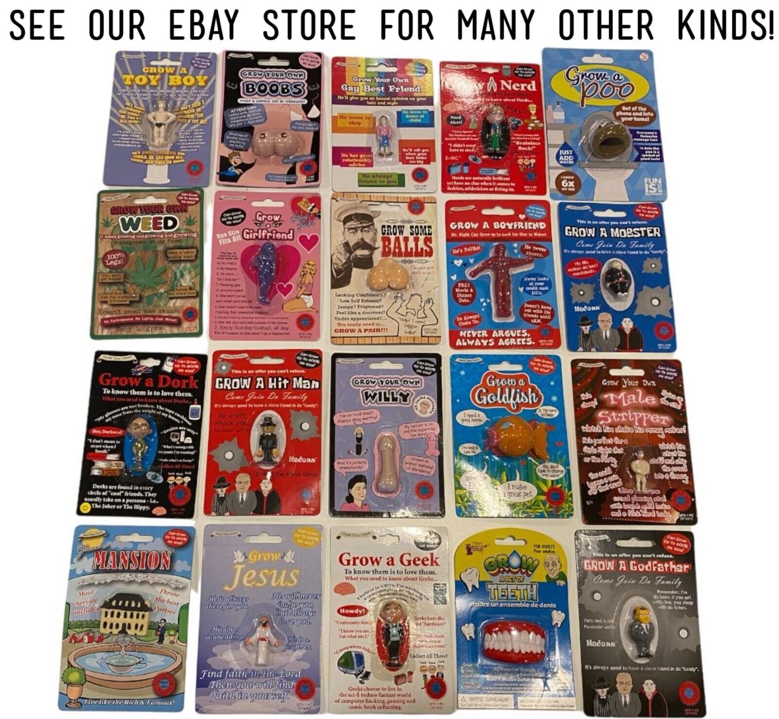 Grow a pair of BOOBS! Just use water! Funny Boobie Gag Prank Novelty ...