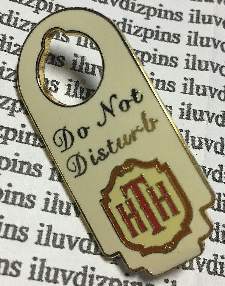 HTH Do Not Disturb Door Hanger Twilight Zone Tower of Terror Disney Pin ...