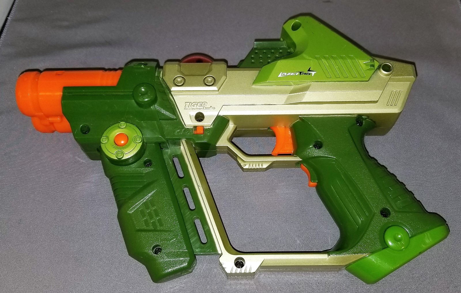 Tiger Electronics Hasbro Lazer Tag TEAM OPS Green Laser Gun | eBay