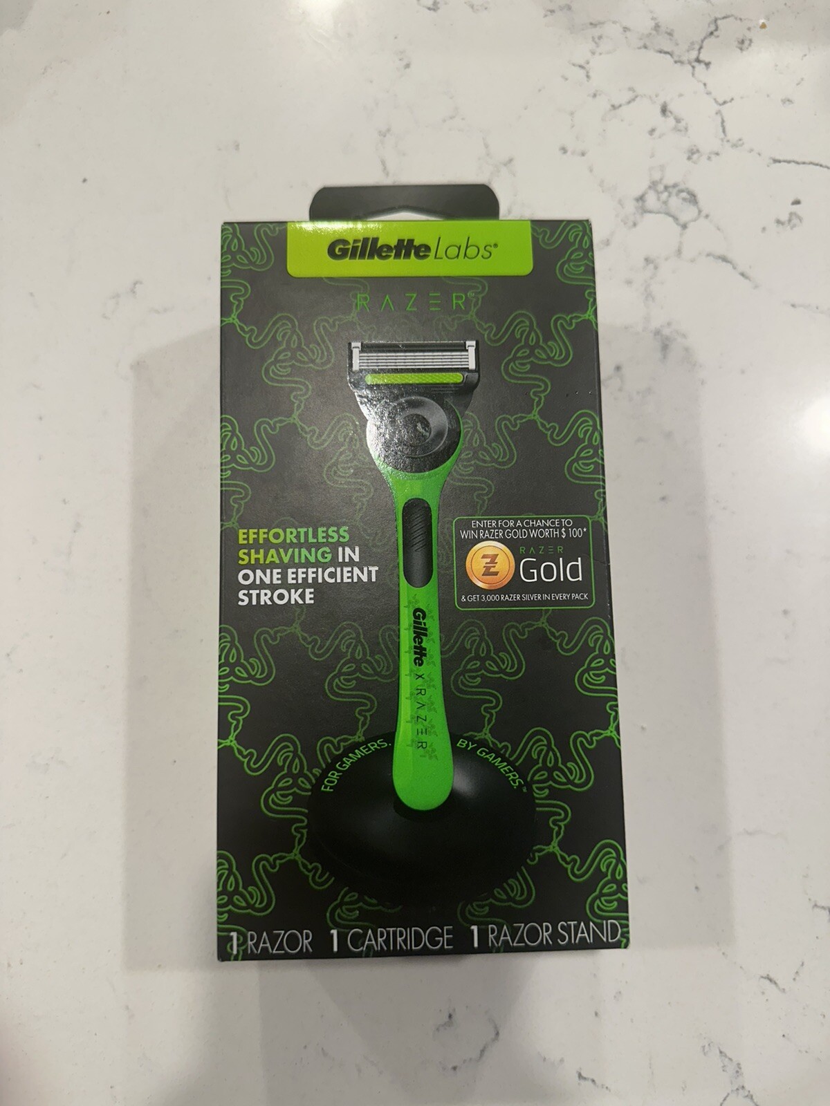 NEW Gillette x Razer Men Razor Limited Edition Gillette Labs Razer ...