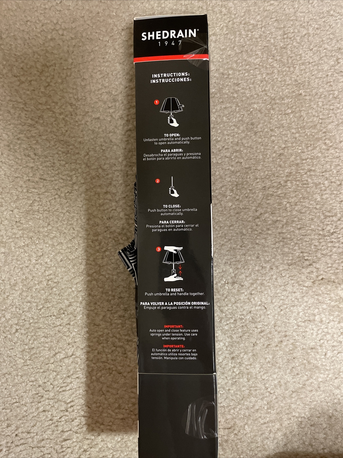 ShedRain+WindPro+Vented+Auto+Open+Auto+Close+Umbrella for sale online ...