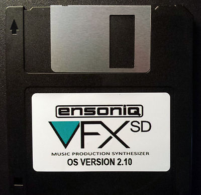 Ensoniq VFX SD Sequencer Operating System Disk v 2.10 OS boot VFXSD ...