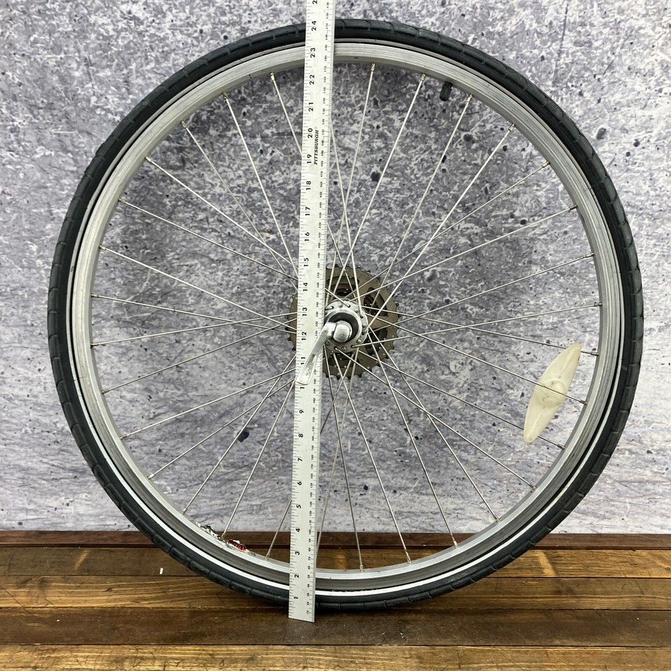 Vintage Shimano Mountain Bike Rear Wheel 26 Sun Rim MTB 32 133 135 ...