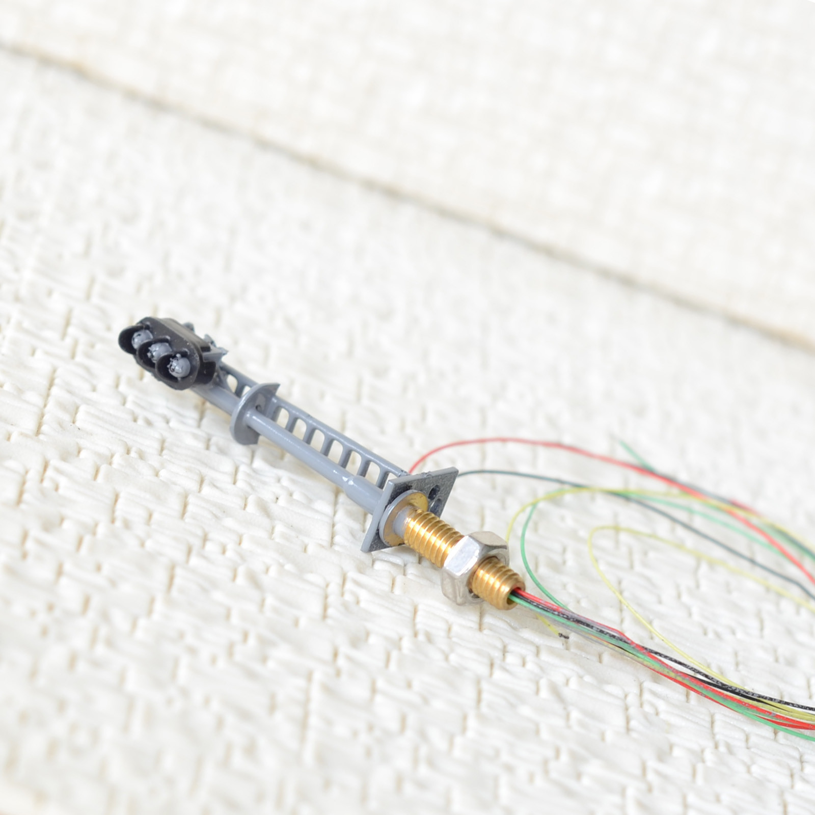 2 x N gauge model railway train block signals lights LED with base and ...