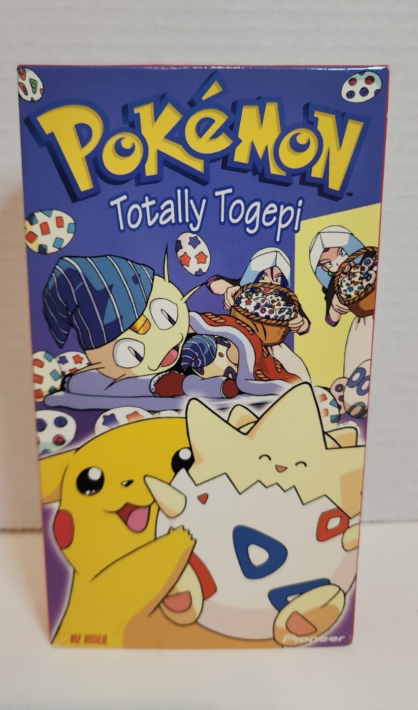 Pokemon Totally Togepi VHS Vol 16 1997/1998 Pioneer Viz Nintendo ...