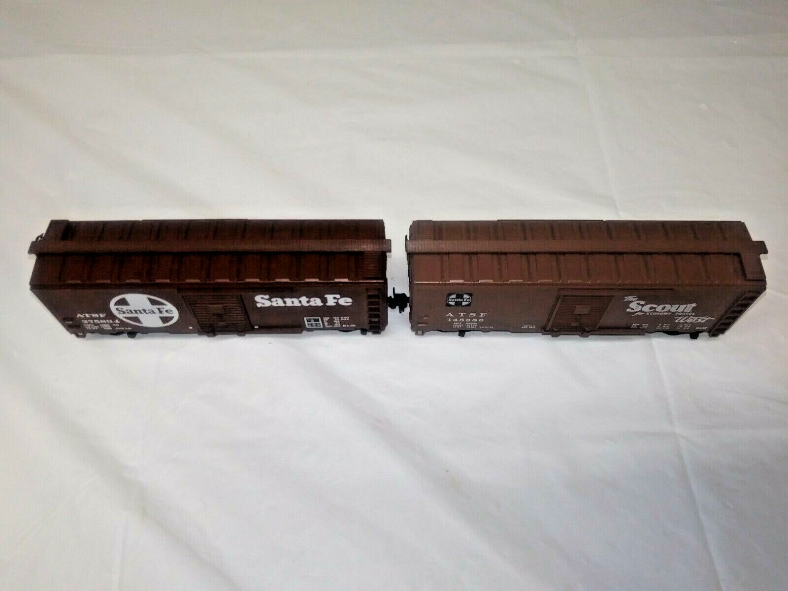 Athearn - Santa Fe - 40' Scout Box Car # 145386 And SANTA FE ATSF ...