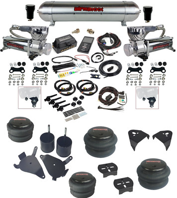 Complete Air Ride Suspension Kit 27695 3/8 3H Air Lift Chr 580 For 82 ...