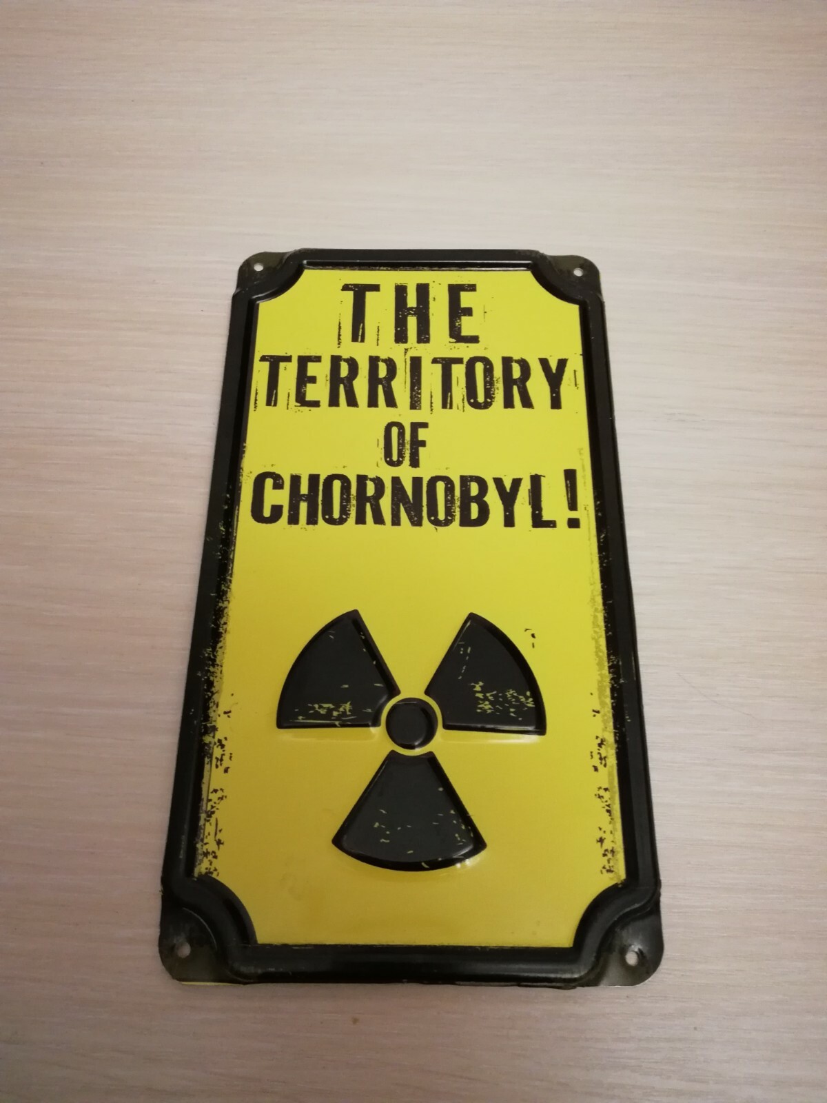 New nameplate decor Chernobyl LIQUIDATOR USSR Union Nuclear Tragedy ...