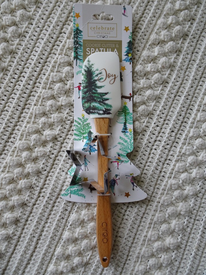 Ciroa JOY CHRISTMAS TREE Large Spatula STAR Cookie Cutter NEW | eBay
