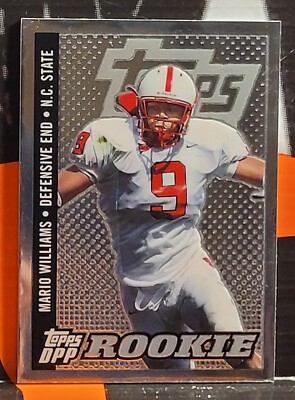 2006 TOPPS DPP ROOKIE ** MARIO WILLIAMS ** #132 " BLACK CHROME " | eBay