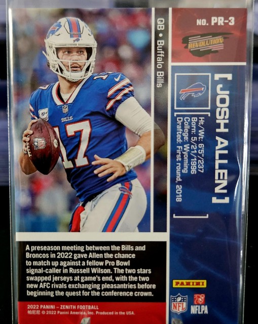 2022 Panini Zenith - Pacific Revolution #PR-3 Josh Allen for sale ...