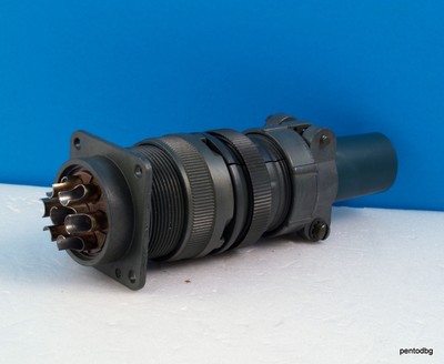 Wire & Cable Connectors JAE 7 PIN CONNECTOR MALE MS3102A24-10P-ZN PANEL ...