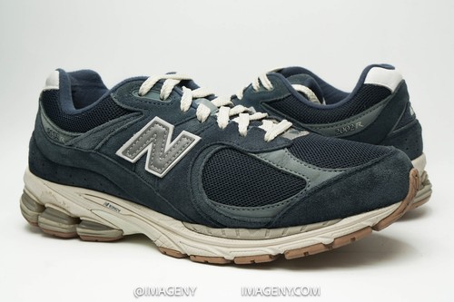 NEW BALANCE 2002R USED SIZE 10 DEEP OCEAN GREY SLATE WHITE M2002RHC | eBay