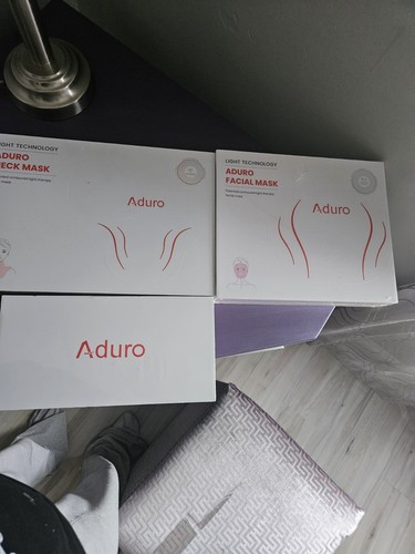 Aduro 7 Color LED Contour Face Mask And Neck And Decollete Masks. NIB ...