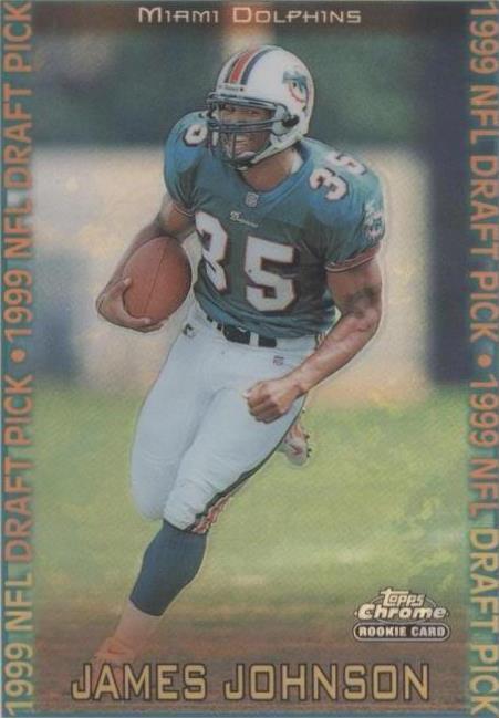 1999 Topps Chrome - 1999 NFL Draft Pick James Johnson #141 Refractor ...