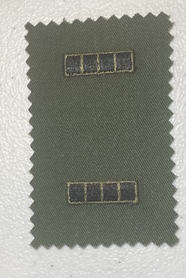 Vintage US Army Rank Insignia O.D. Green Subdued Warrant Officer WO4 ...